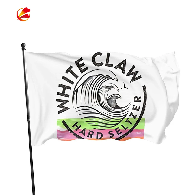 Custom Good Quality White Claw Flag Black Ain't No Law 3x5ft Banner ...