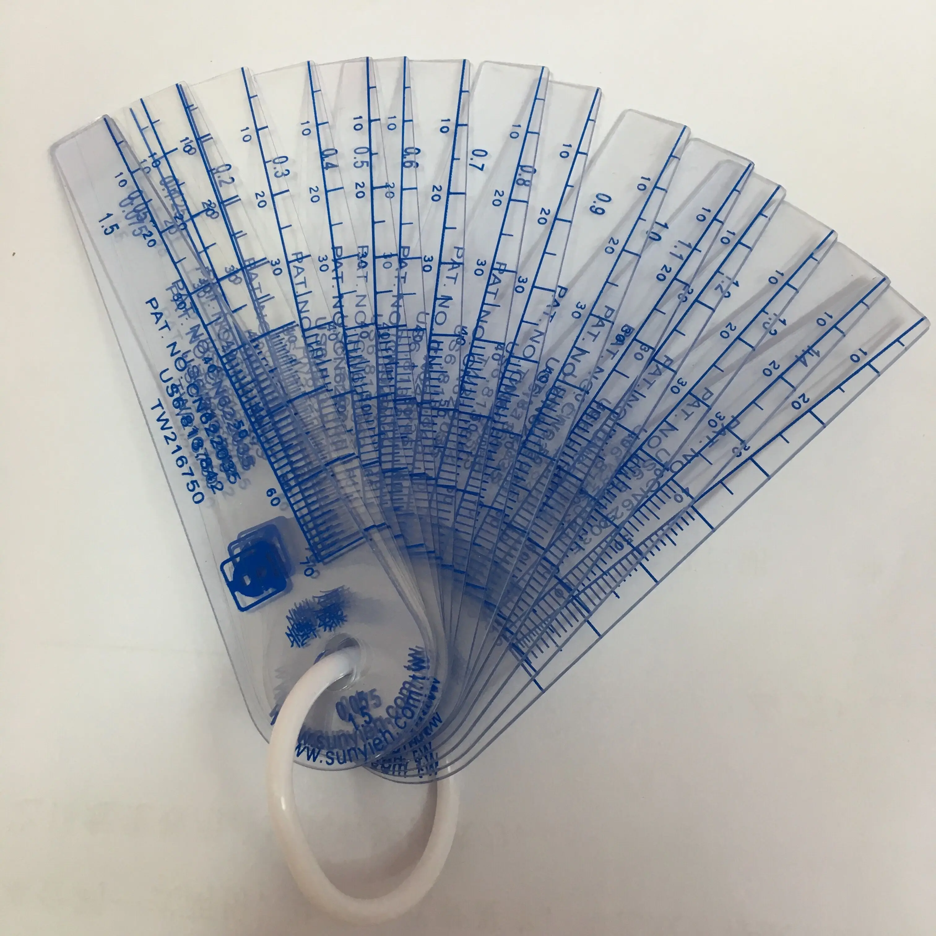 26pcs 0.02-4.0mm (Taiwan) Thickness Plastic Feeler Gauge Gap Plastic ...