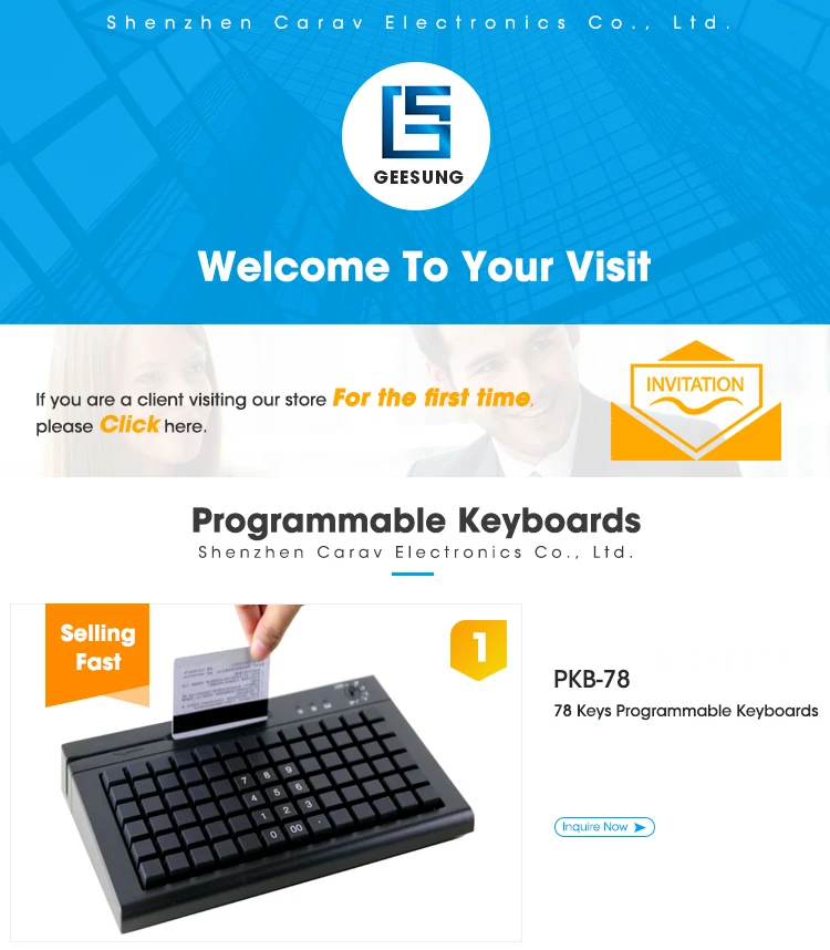 Usb Wired Mini Professional Pos Cash Register Switch Programmable ...