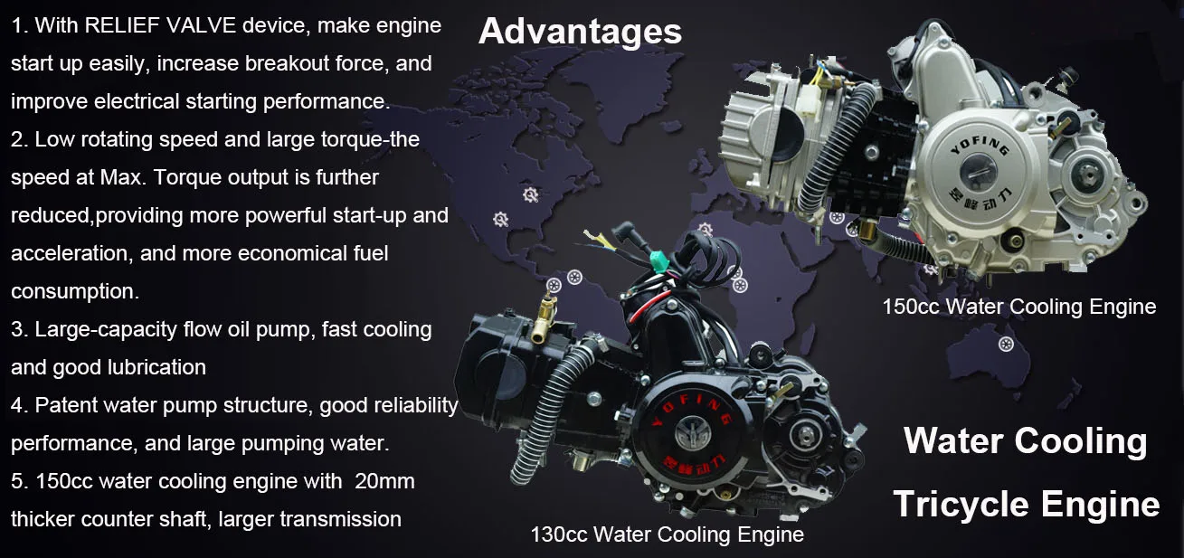 150cc Horizontal Water Cooled Motorcycle Engine - Buy 150cc Water ...