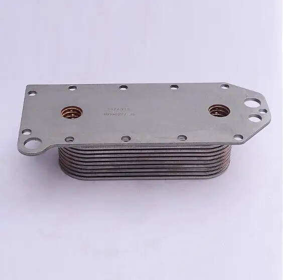 Engine Oil Cooler Core Assembly Qsk15 4096850 4095521 Oil Cooler Kit ...