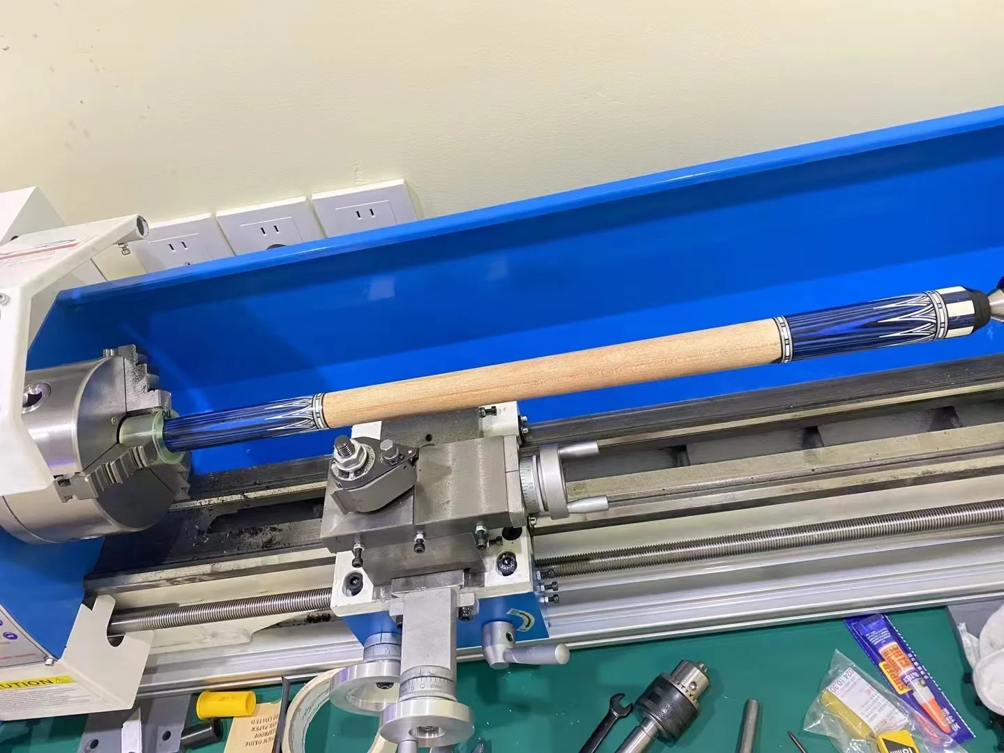 210 Precision Lathe All-In-One Multi-Fuctional Snooker Billiard Rod ...
