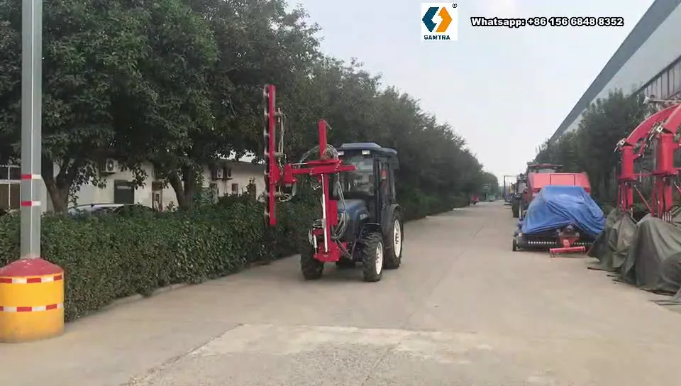 Tractor Mounted Multifunctional Machine 4 In 1 Hedge Trimmer/brush ...