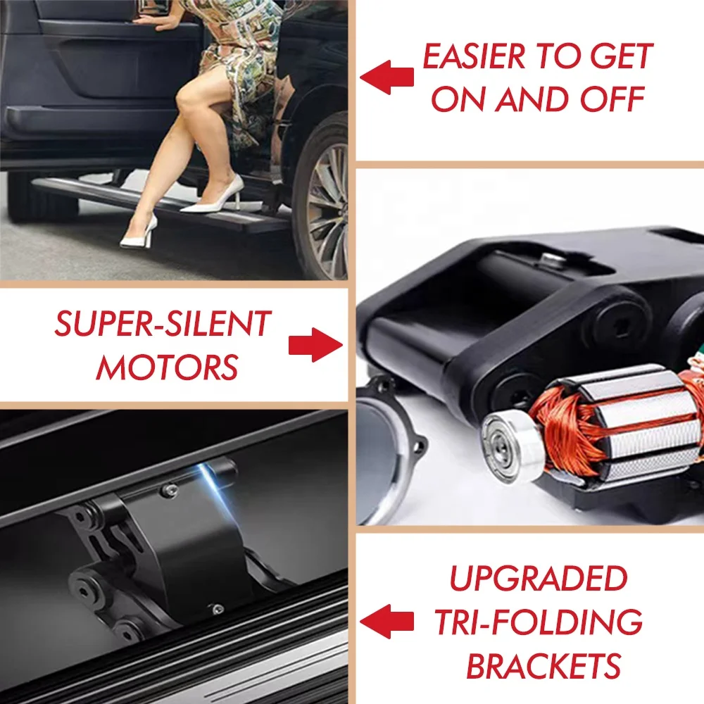 Toyota Innova Hycross Side Steps - Aluminium & Electric