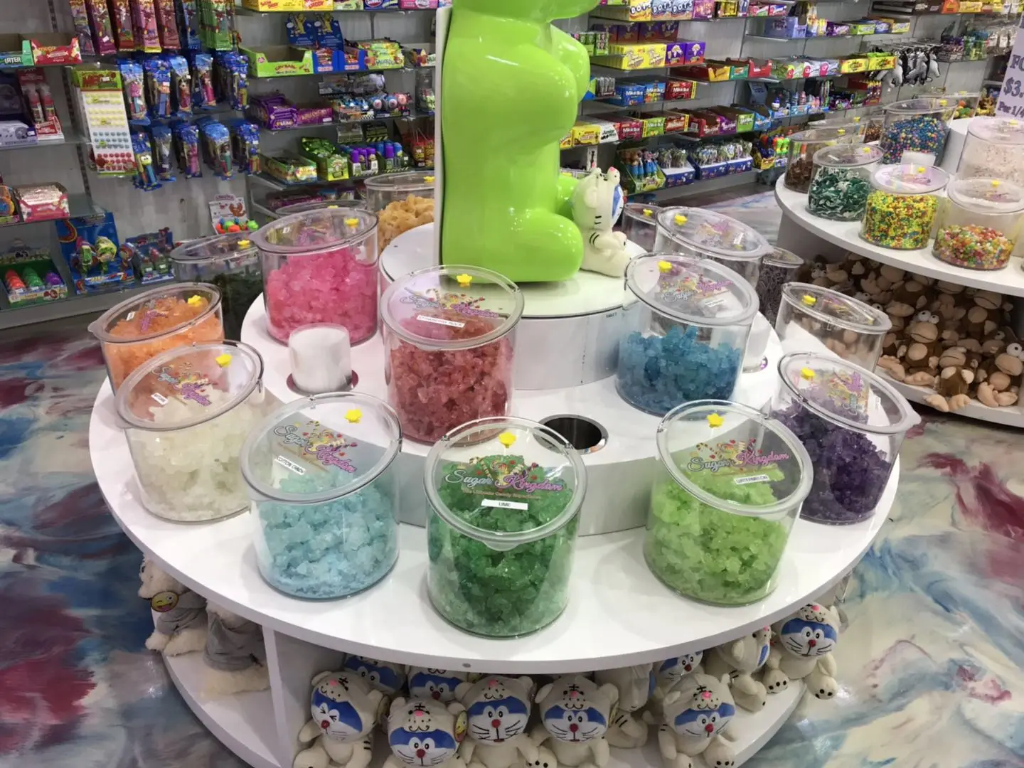 Ecobox Candy Display Rack - Acrylic Bins for USA Market