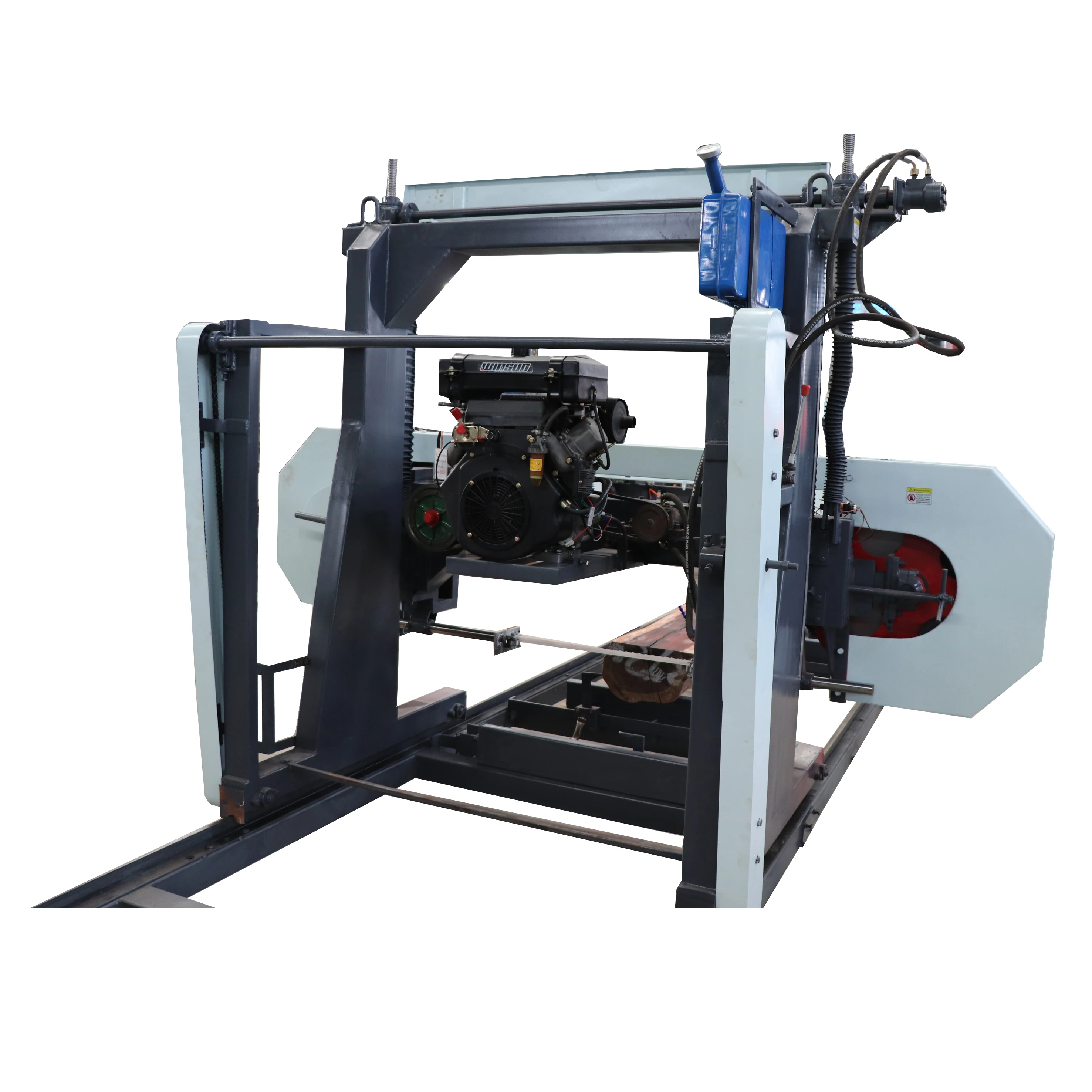 Long Log Cutting Machine - Portable Horizontal Band Saw Mill