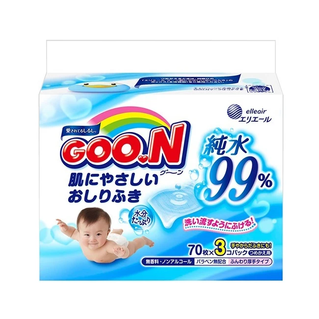 Japanese Wholesale Goon Skin-friendly Water Cheap Baby Wipes - Buy ...
