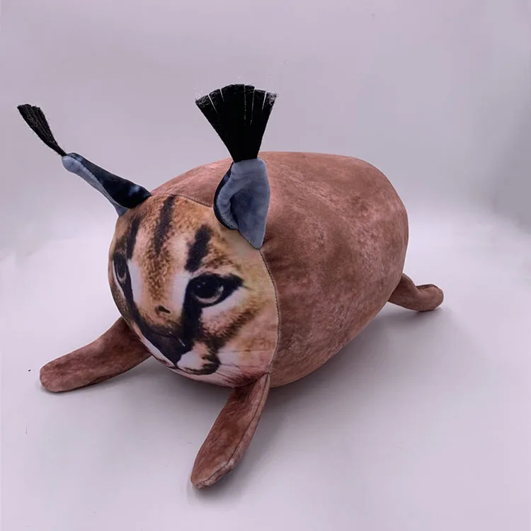 D019 Cartoon Dog Soft Doll Gift Simulation Printed Cat Pillow Peluche ...