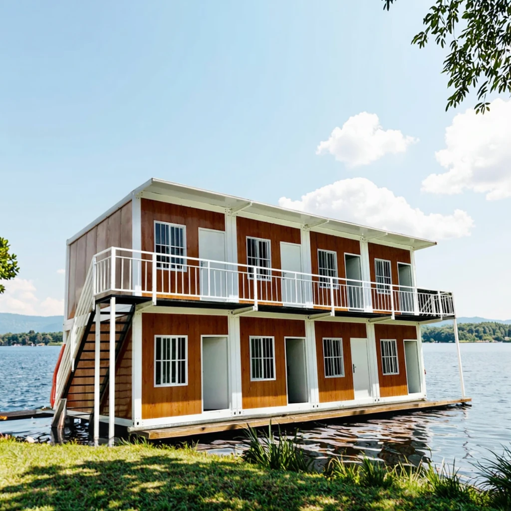 20ft Detachable Container House Prefab Portable Modular Home Sandwich ...