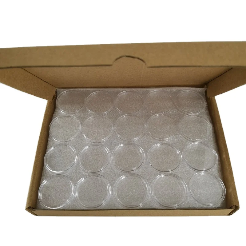 38mm, 39mm & 40.6mm American Dollar Coin Capsules - 50pcs in Carton for ...