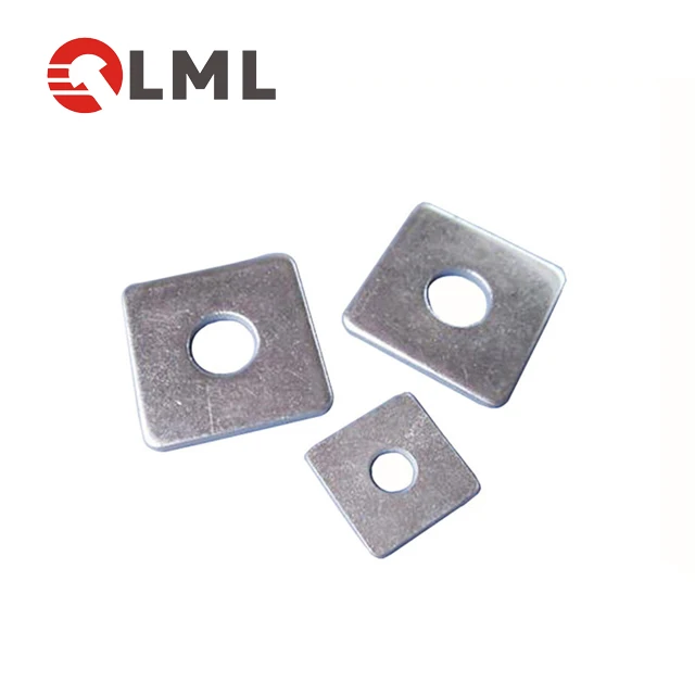 Custom Flat Stainless Steel Square Flat Washer Din125 Metal Shim Washer ...