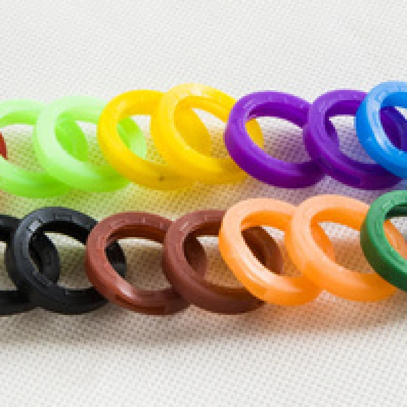 Random Colorkey Rings Silicone Topper Key Holder Keychains Hollow ...