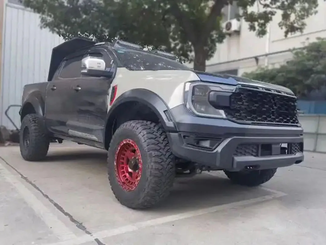 Ford Ranger T6 T7 T8 2012-2021 Body Kit Upgrade to 2022 T9 Raptor ...