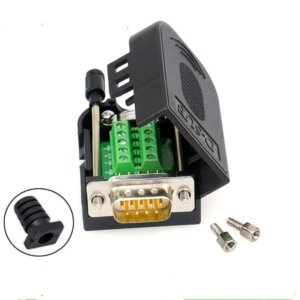 D-SUB 9-pin RS232 RS485 Adapter to Terminal Connector Signal Module ...