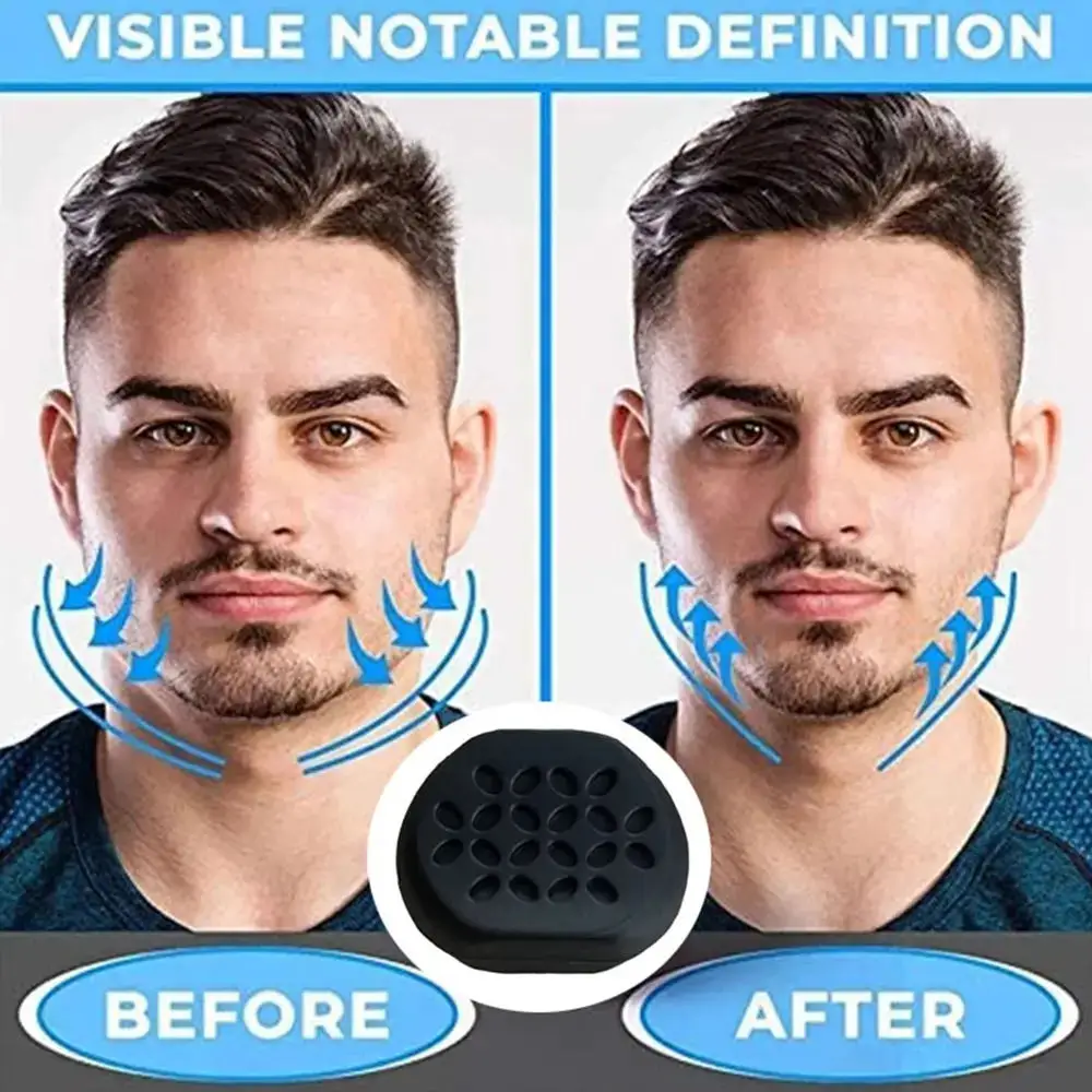 2024 New Jaw And Neck Trainer Silicone Jawline Facial Fuli Face Slimmer ...