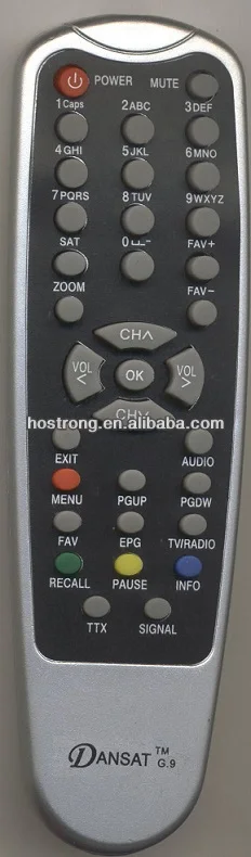 Dansat Satellite Receiver Remote Control G9