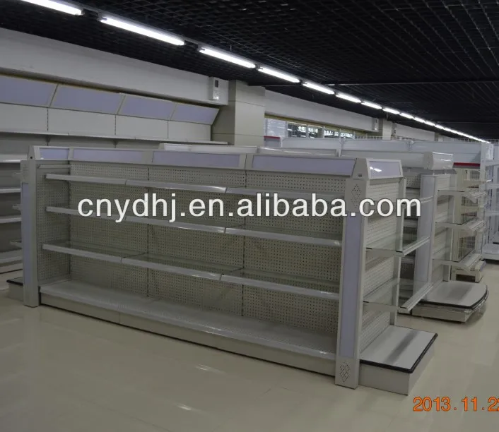 Lighted Supermarket Glass Display Gondolas For Cosmetics Yd-0525 - Buy ...