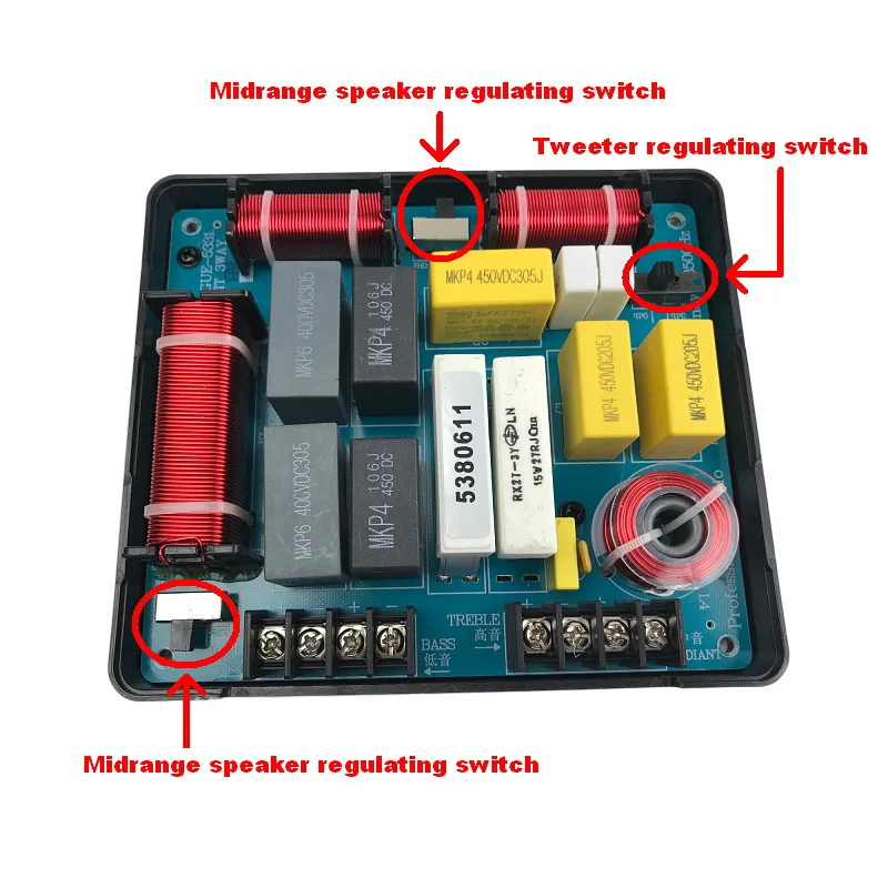 OEM 3-way Speaker Cable Crossovers 3 Way Car Passive Crossover for Car ...
