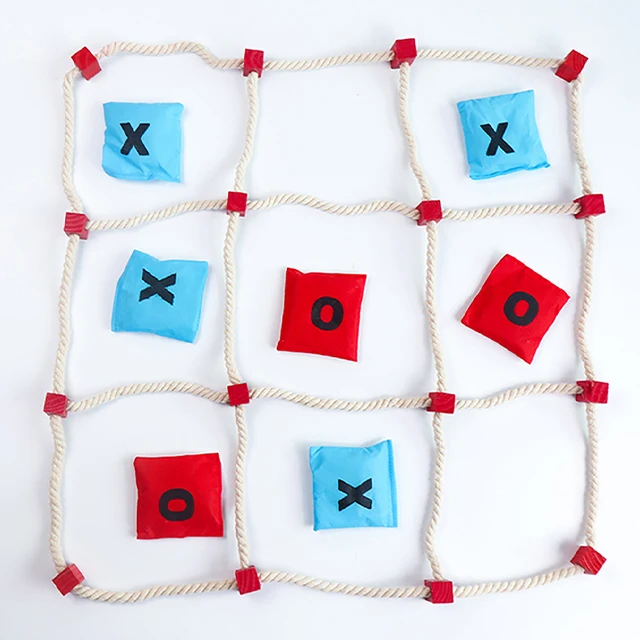 Large Wooden Tic Tac Toe Game (all Weather) | 3ft X 3ft | Big Wood X ...