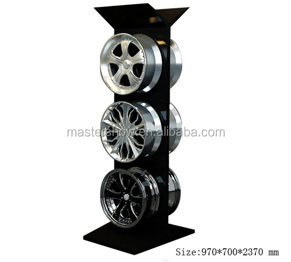 Famous Car Shop High Quality Wheel Rim Display Rack Tire Display