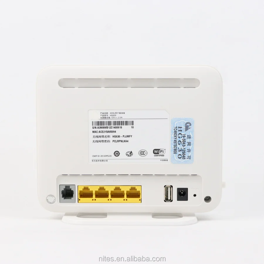 Best Price Wireless Router Hg630 Adsl/vdsl2/adsl2+ Modem - Buy Hg630,Huawei Wireless Router ...