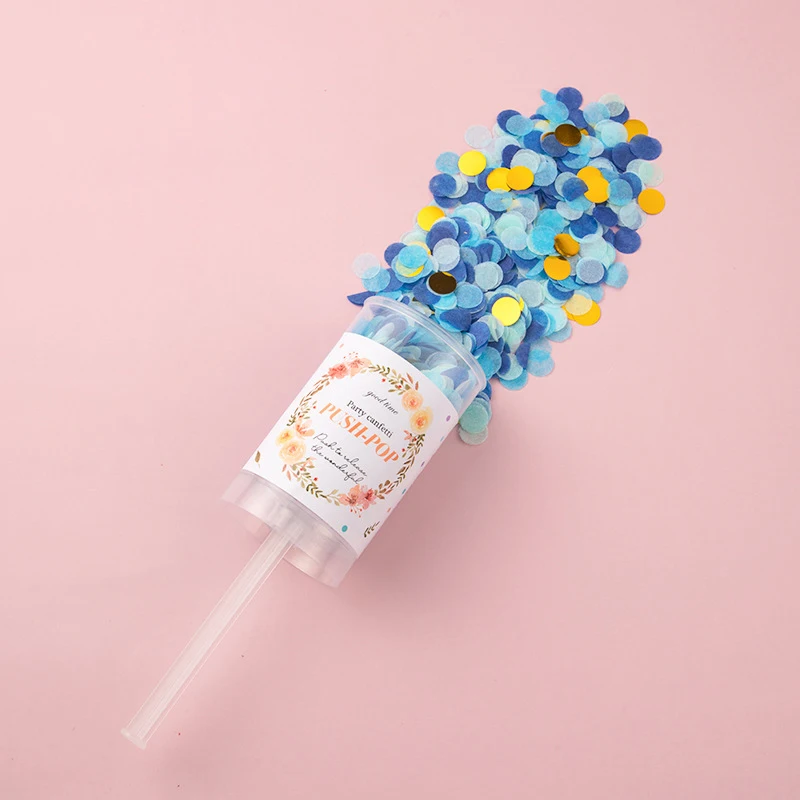 Push Pop Confetti Poppers - Perfect for Wedding Celebrations