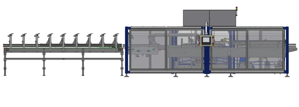 Horizontal Carton Case Loader - Efficient Side Loading Packer