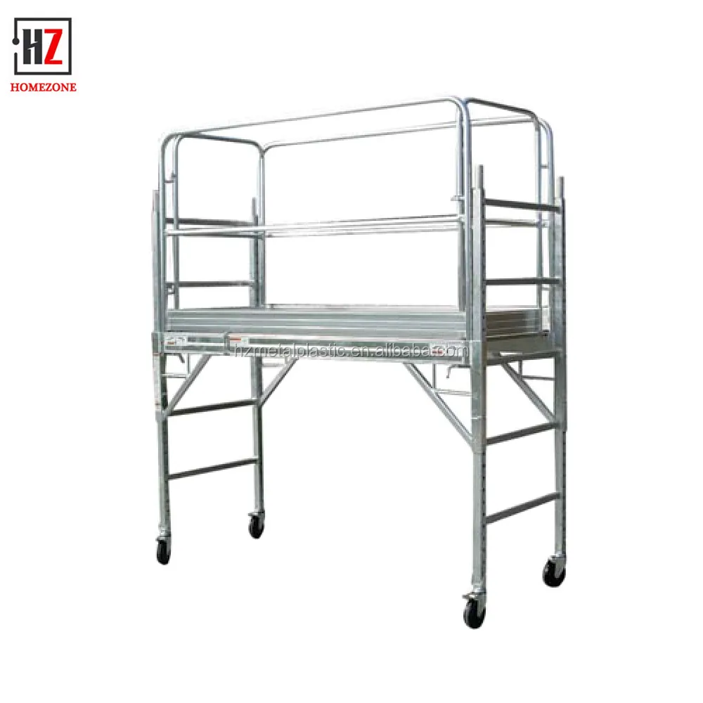 Safety 6ft. Aluminum Multi-use Ladders Safeclimb Baker Style Rolling ...