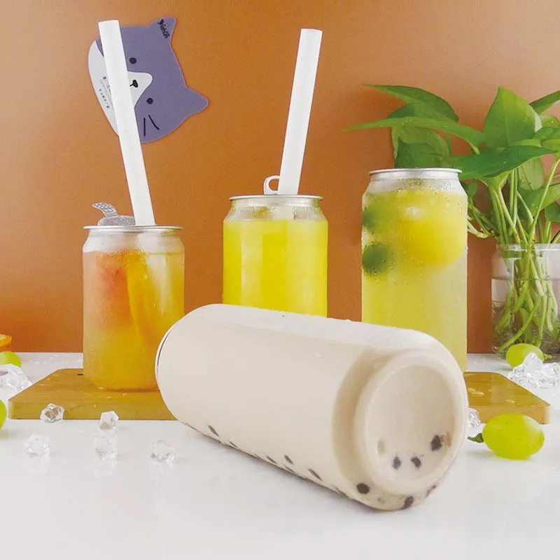 250ml 330ml 500ml Pop Top Can Transparent Plastic Empty Easy Open Pull ...