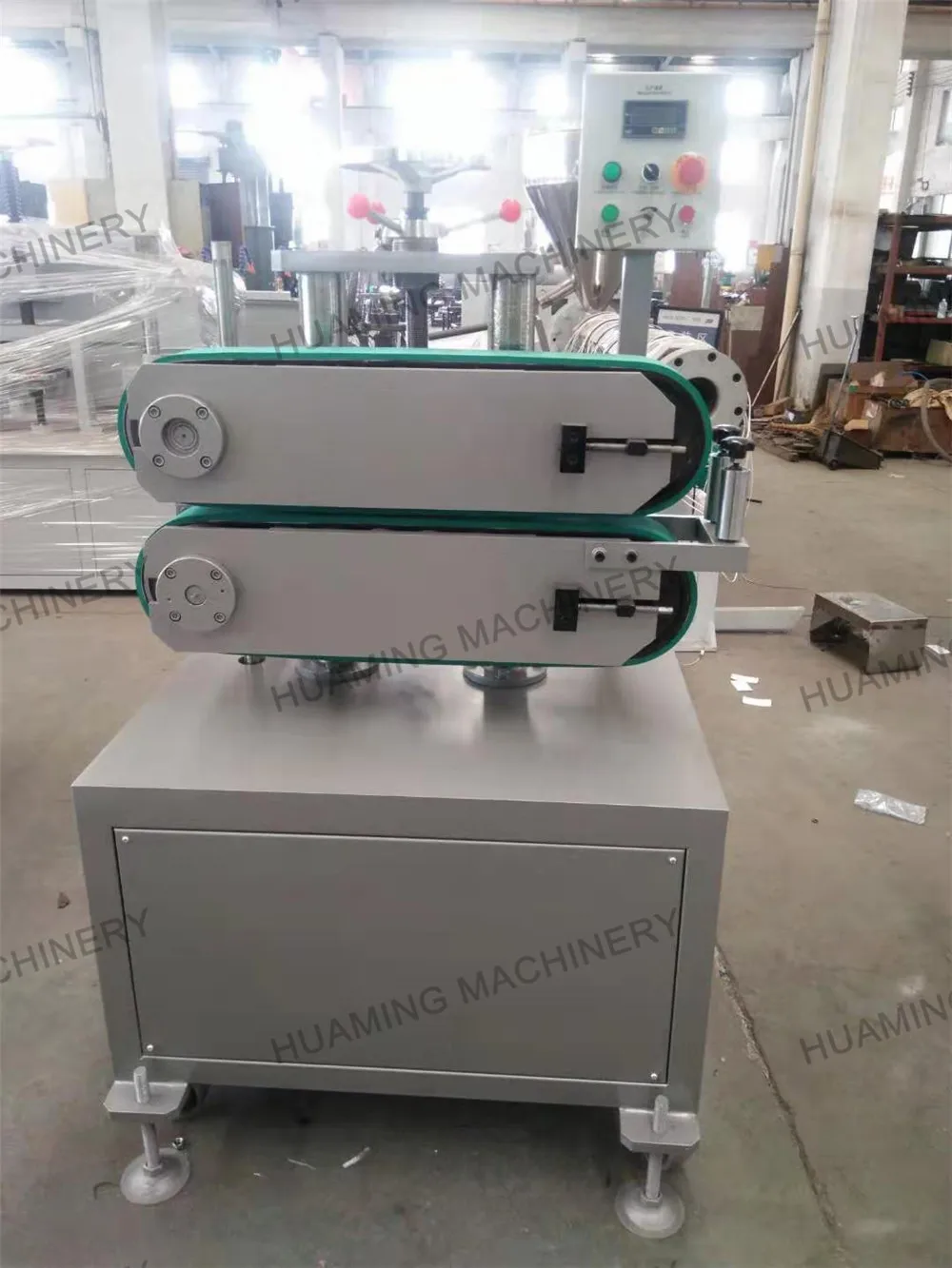 PVC pipe tractor plastic profile haul off machine customize ...