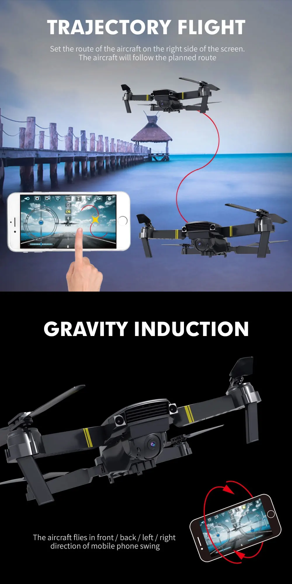 Jy019 Drone Ufo Manual Flight Four-axis Drone 720p Hd Dron Rc ...