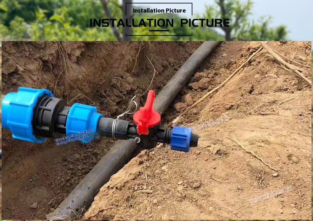 PE Water Pipe Quick Connector Fittings for Agricultural Irrigation ...