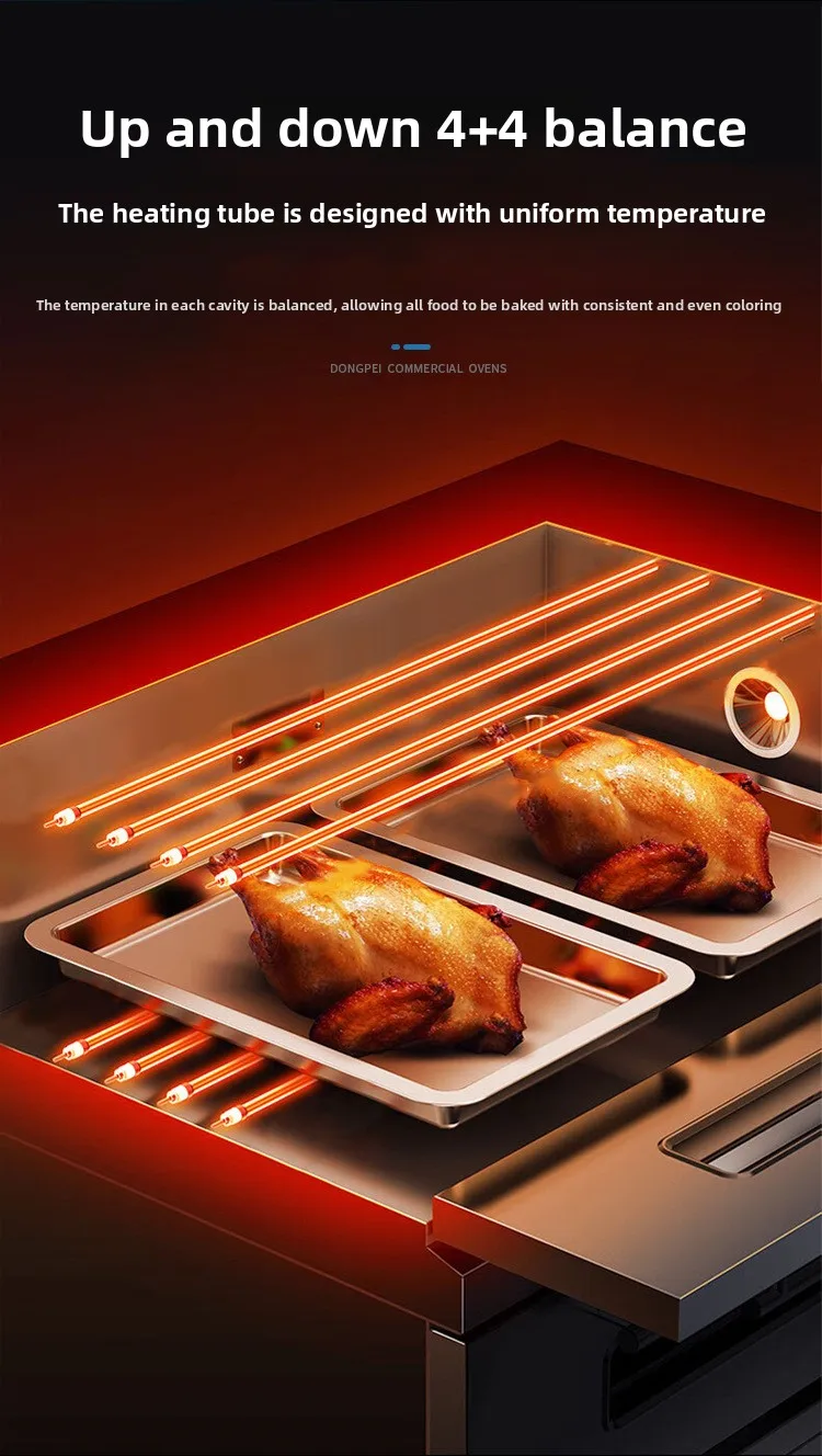 Commercial Large Capacity Electric Oven Digital Control LED Display ...