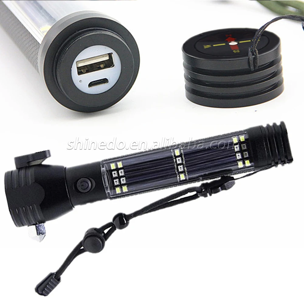 New Design USB Charger Torch Flash Light, Portable Multifunctional ...