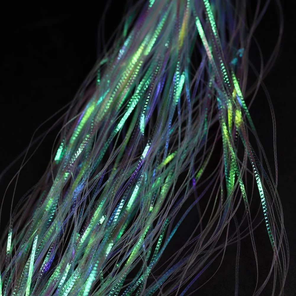 Rainbow Fish Skin Corrugated Flash Strands - Gliss Glow