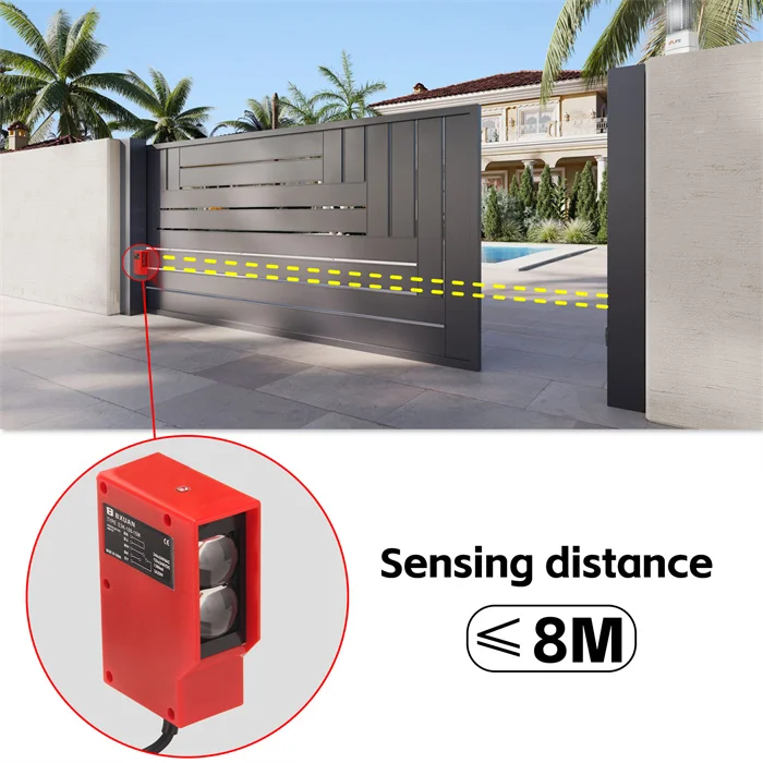 Diffuse Reflective Photoelectric Sensor Emitter Receiver Detect Object ...