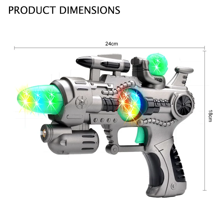 Flash Lights Sounds Kids Gun Toy Children Projection Pistol Model - Buy ...