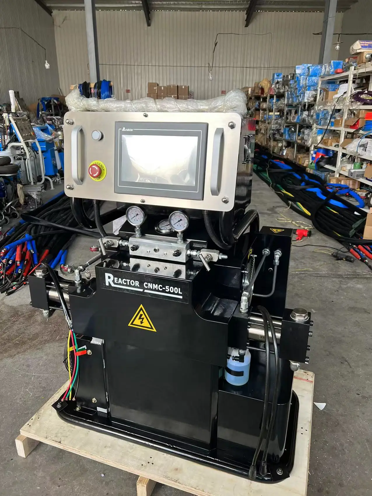 Hydraulic Rig Polyurethane injection reactor polyurea spray equipment ...