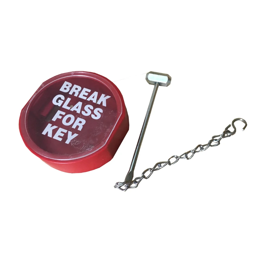 Plastic Fire Break Glass for Key Box - Sinat OEM Accept