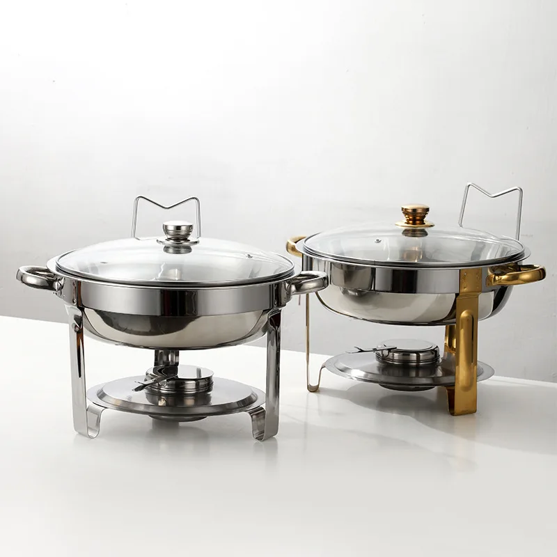 Commercial Stainless Steel Buffet Stove Set with Gas Power Outdoor Hot ...