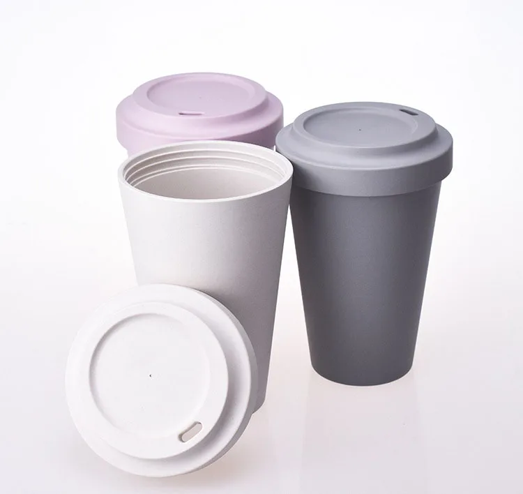 Pla Coffee Cup Water Corn Starch Poly Lactic Acid Material Cup With Lid ...