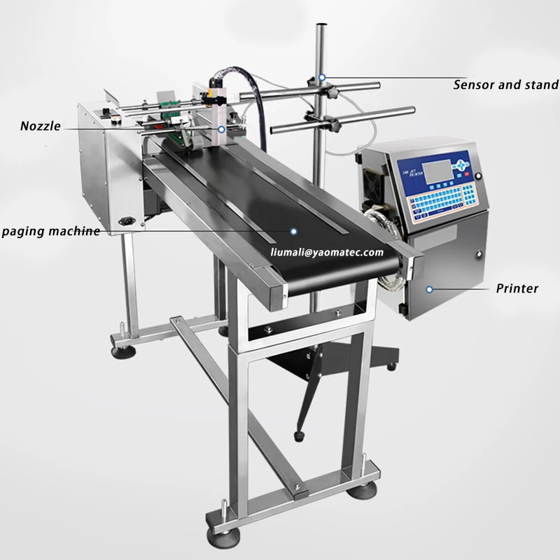 Yaomatec Easy Operation Industrial Continuous Cij Inkjet Printer For Carton Box Bottle - Buy Cij ...
