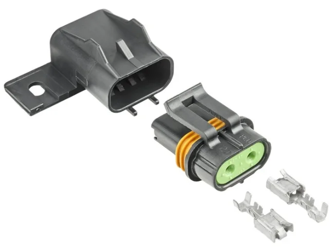 Automotive Connector Delphi 2-pin Female Housing Connector For Engine ...