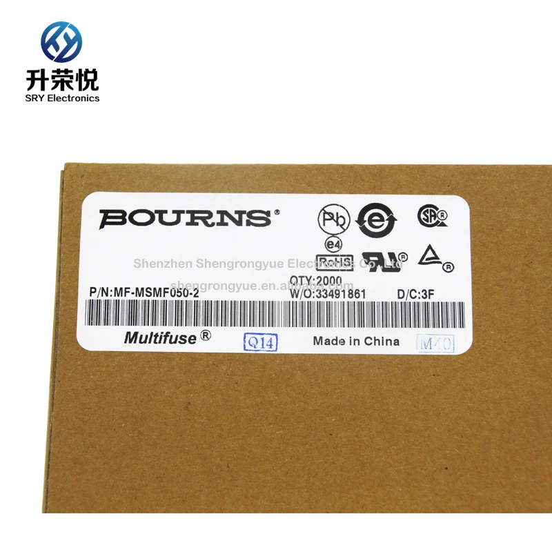 Original Bourns Mf-msmf050-2 Smd Resettable Fuse 500ma 0.5a 15v 1812 ...
