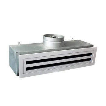 Hvac Aluminum Supply Linear Air Diffuser With Plenum Box - Buy Air ...