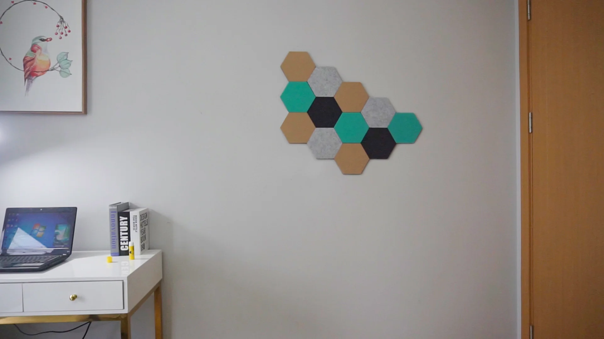 Home Decor Felt Pinboard,Felt Tile Board-self Adhesive Wall Bulletin ...