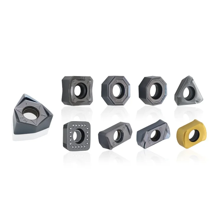 Snex/sdmt/wnmu/3pkt High Feed Rate Tungsten Carbide Milling Inserts For ...