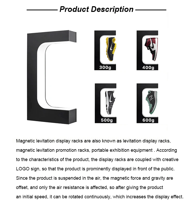 Magnetic Levitation Stand Floating Rack Acrylic Stands Metal Store ...