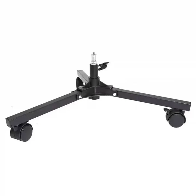 Heavy-duty Floor Light Stand with Pulley Folding Light Stand Is ...