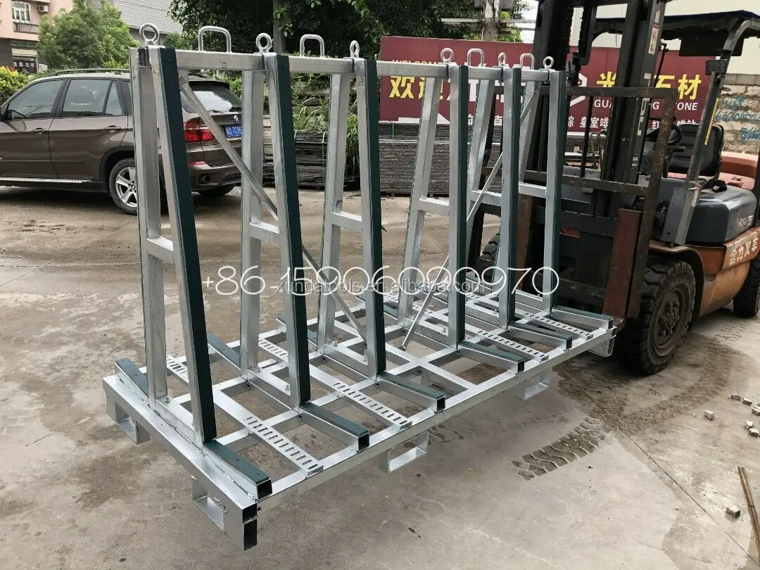 Granite Stone Slab a Frame Cart Double Sided Transport Cart